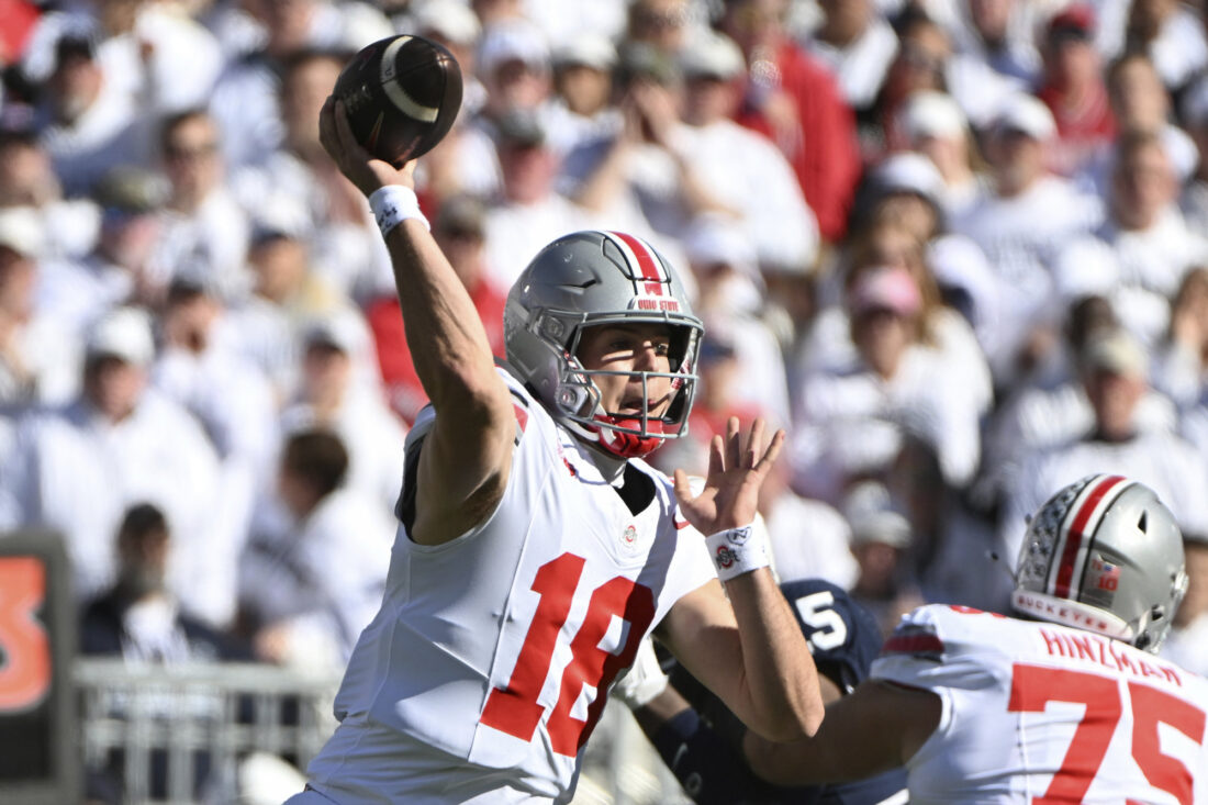QB Howard throws 2 TDs, leads Buckeyes to gritty 20-13 victory over No. 4 Penn State | News ...